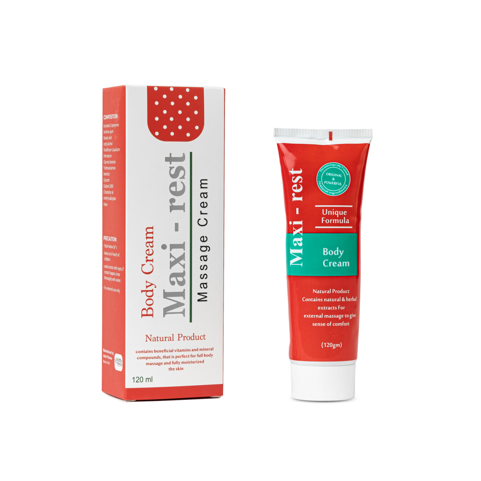 Maxi-rest Massage Cream - astrixpharma