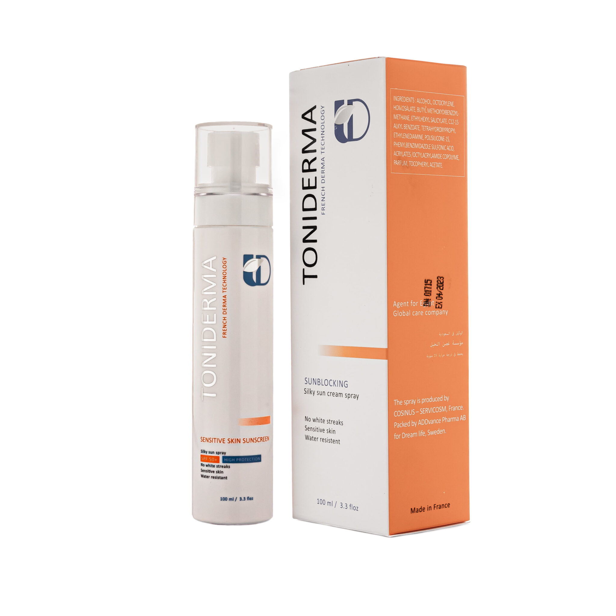 Toniderma Skin Sunscreen Spray - astrixpharma